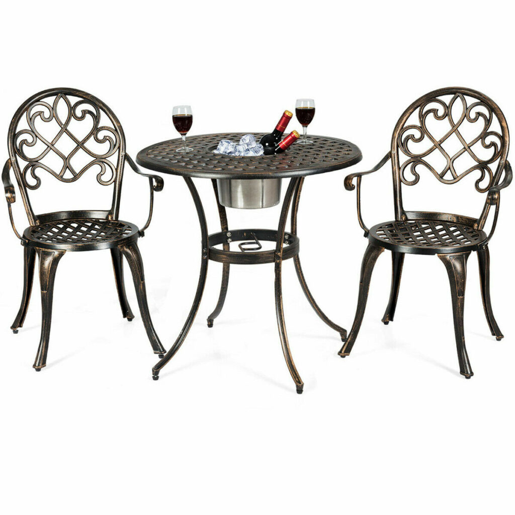 Best Cast Aluminum Outdoor Patio Bistro Sets - Reviews - Outdoor Patio ...