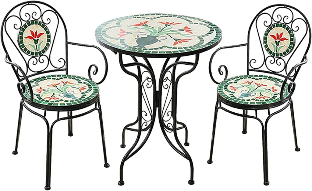 Mosaic Bistro Patio Sets For The Outdoors