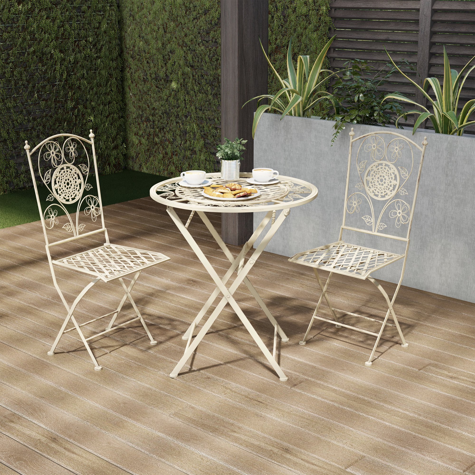 Charming English Outdoor Garden Bistro Set Ideas You'll Love